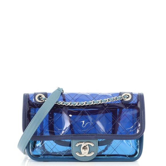 CHANEL | Bags | Chanel Coco Splash Flap Bag Quilted Pvc With Lambskin ...